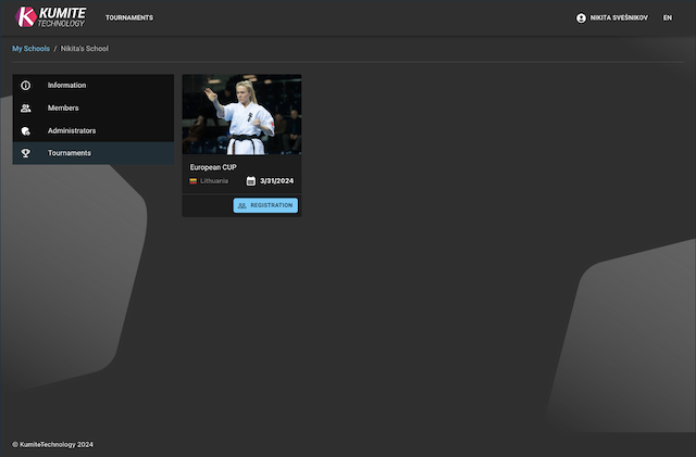 Register To Tournament